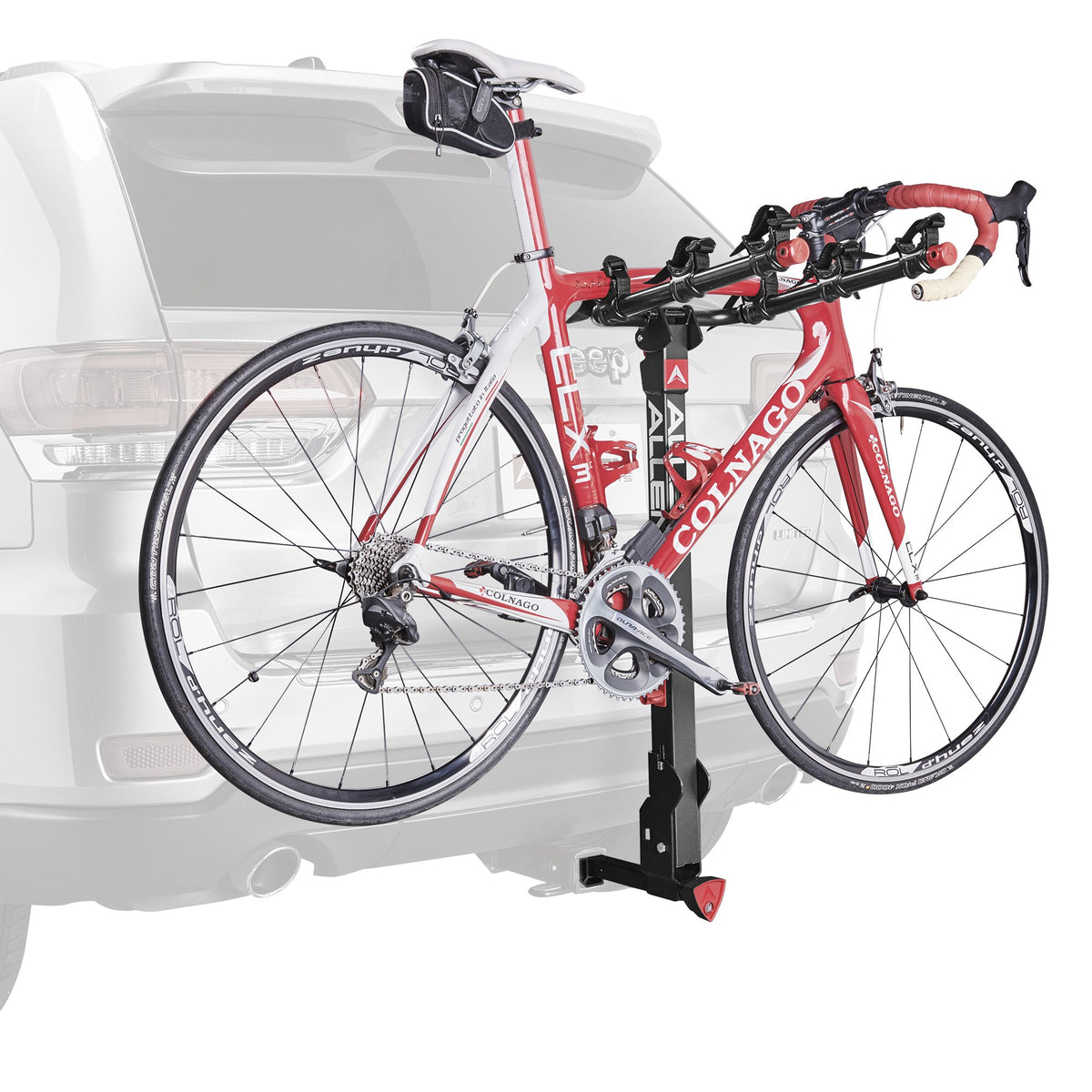 Deluxe+ Quick Install Locking Hitch Bike Rack - Allen.Bike