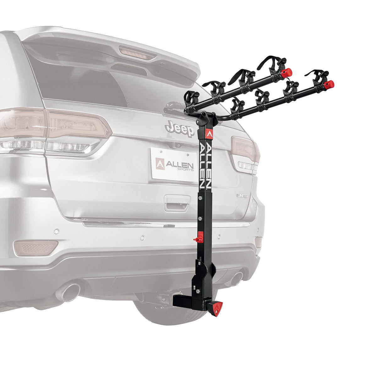 Deluxe+ Quick Install Locking Hitch Bike Rack - Allen.Bike
