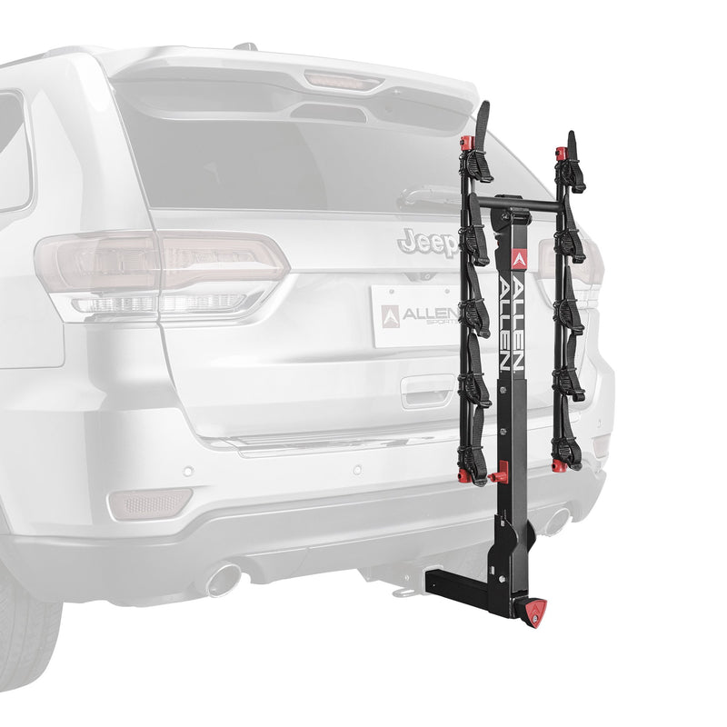 Deluxe+ Quick Install Locking Hitch Bike Rack - Allen.Bike
